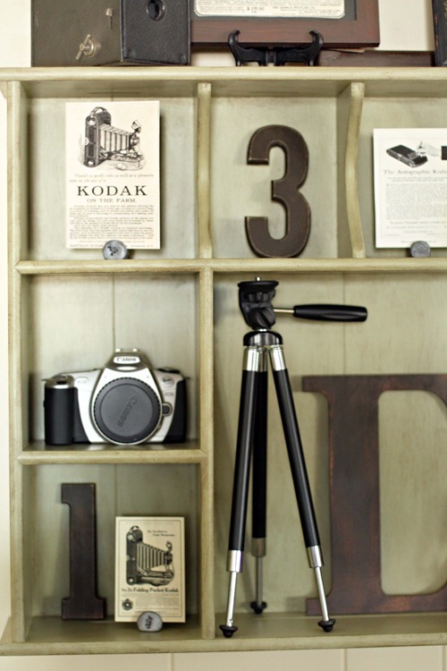 Tracy's Trinkets and Treasures: Cubby Shelf And Vintage Cameras